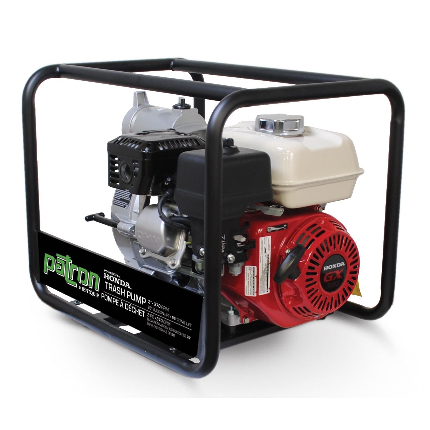 PATRON WPT3 - 3" GAS TRASH PUMP – Atmosphere Rentals Inc.